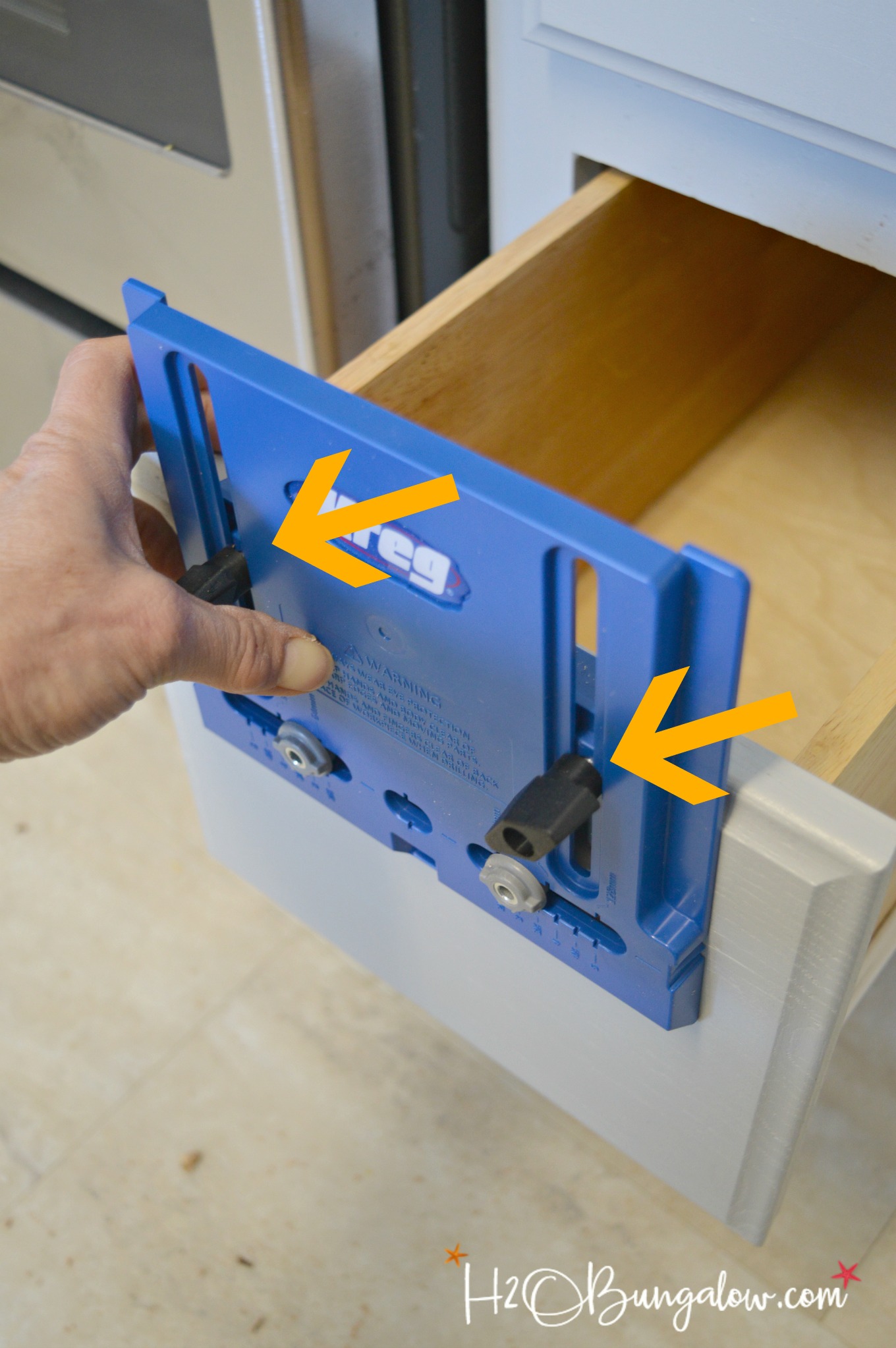 How To Install Knobs And Pulls On Cabinets And Furniture H20Bungalow
