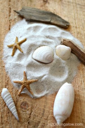 DIY Beach Themed Christmas Ornament