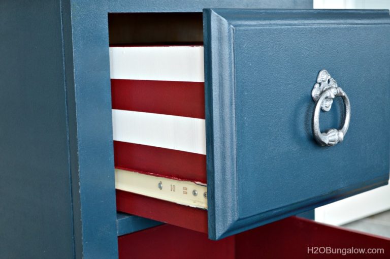 Painted Red Drawer Surprise
