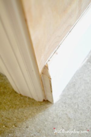 DIY Baseboard Tutorial - H2OBungalow