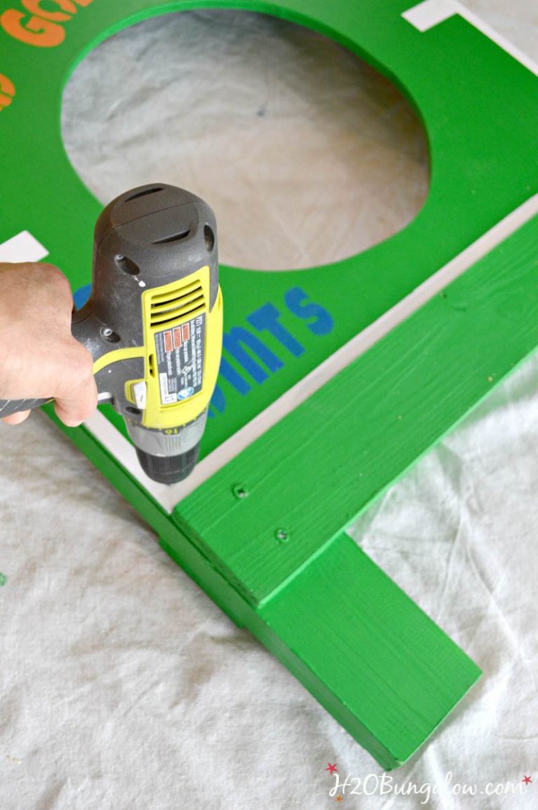 DIY Football Toss Game - H2OBungalow