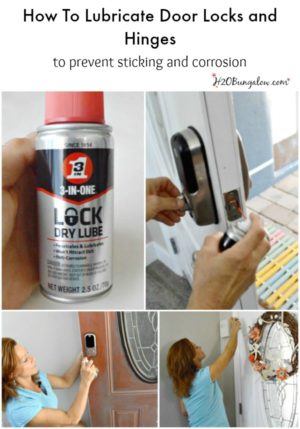How To Lubricate Door Locks and Hinges - H2OBungalow