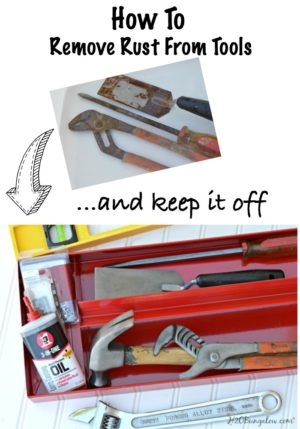Remove Rust From Tools and Keep It Off - H2OBungalow