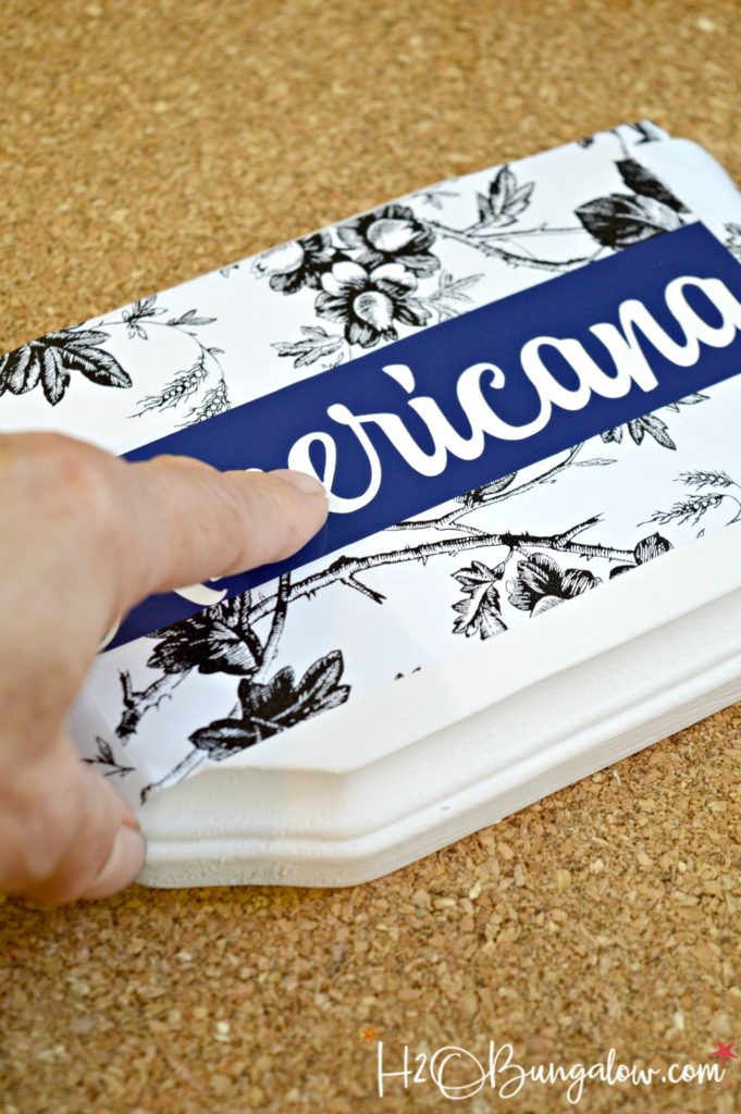 How To Stencil A Plaque: Stencil Tips For Beginners - H2OBungalow