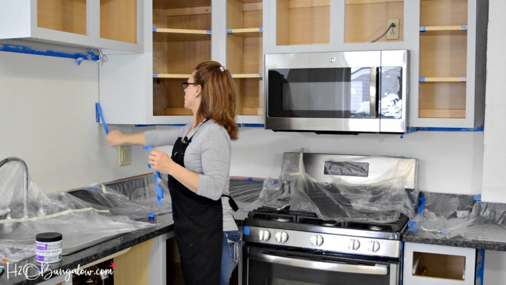 How To Paint Kitchen Cabinets Step-By-Step Guide - H2OBungalow