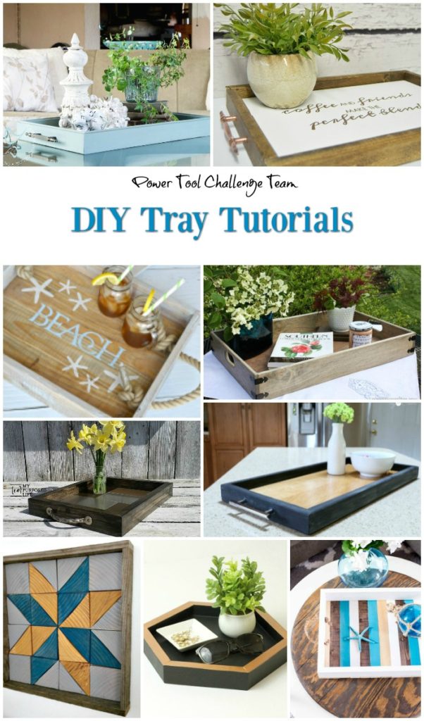 DIY Coastal Rope Handle Tray Tutorial - H2OBungalow