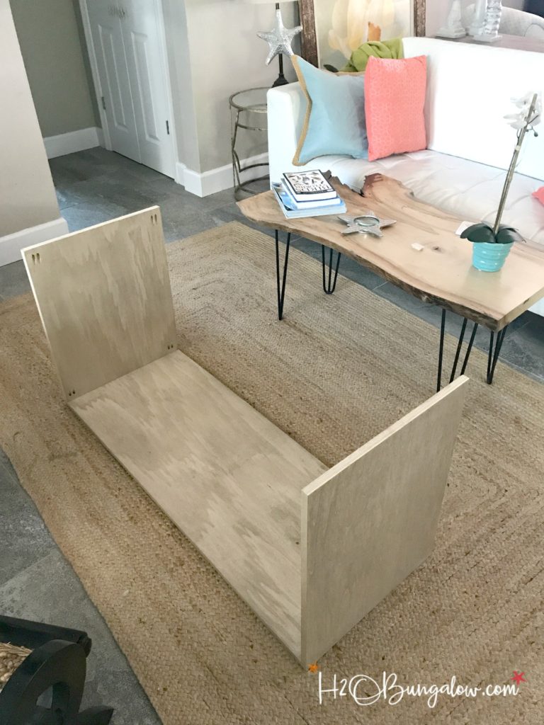 DIY Media Console with Free Plans - H2OBungalow