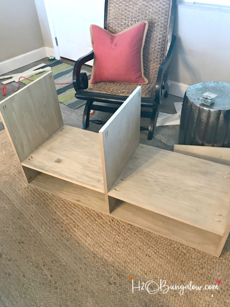 DIY Media Console with Free Plans - H2OBungalow