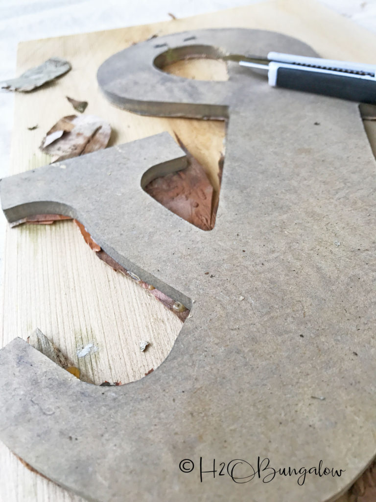 Easy DIY Birch Bark Picture Frame - H2OBungalow