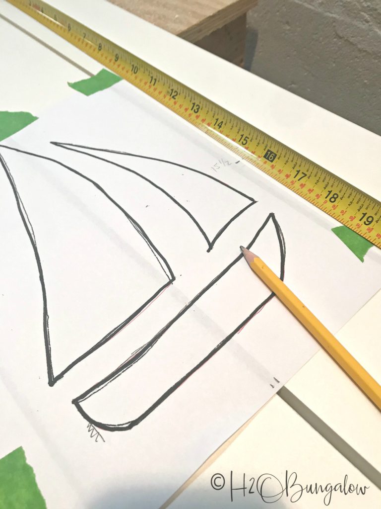 How to Make DIY Shutters With Sailboat Cutouts - H2OBungalow