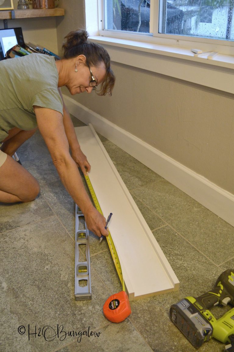 Simple DIY Craftsman Style Window Trim Tutorial - H2OBungalow