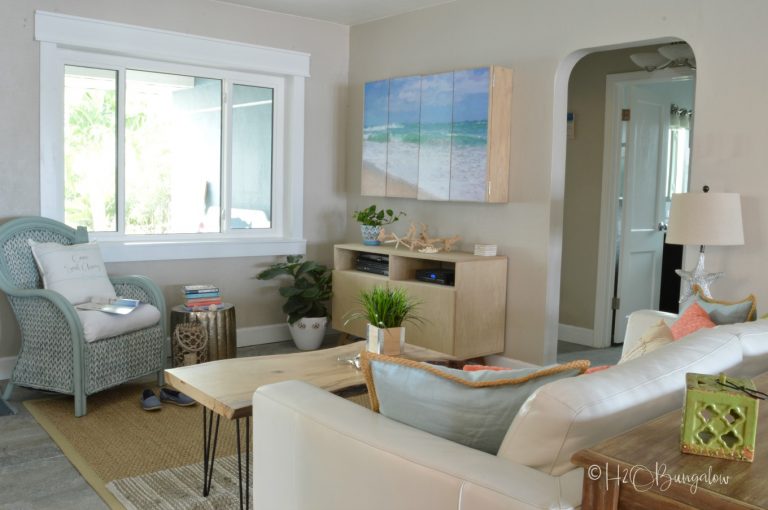 Simple DIY Craftsman Style Window Trim Tutorial - H2OBungalow