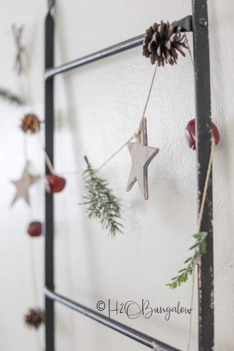 Simple DIY Rustic Garland - H2OBungalow