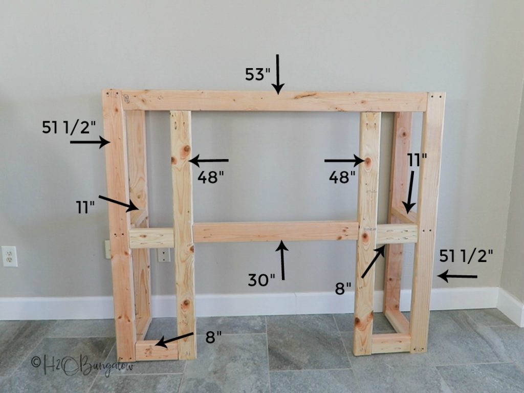 How To Build a DIY Fireplace With Electric Insert - H2OBungalow