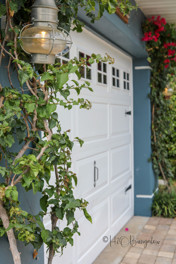How to Make Faux Garage Door Windows - H2OBungalow