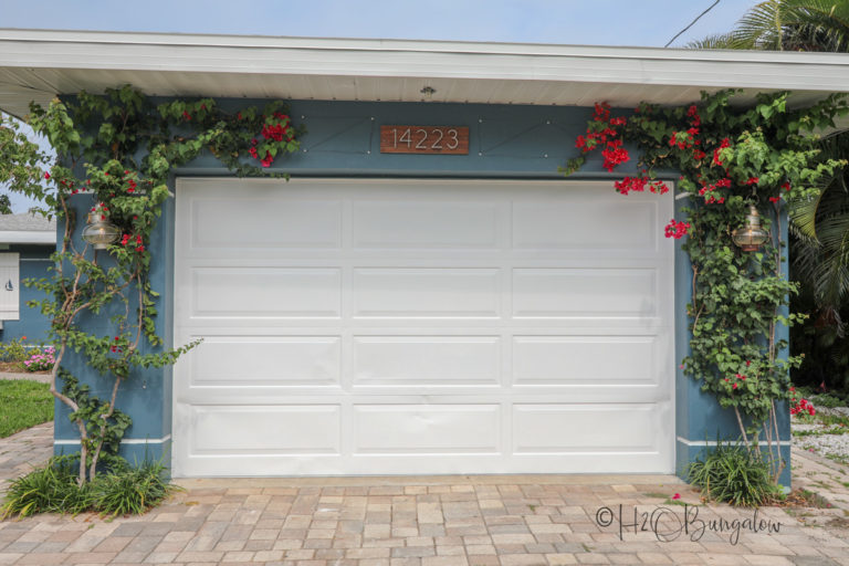 How to Make Faux Garage Door Windows - H2OBungalow