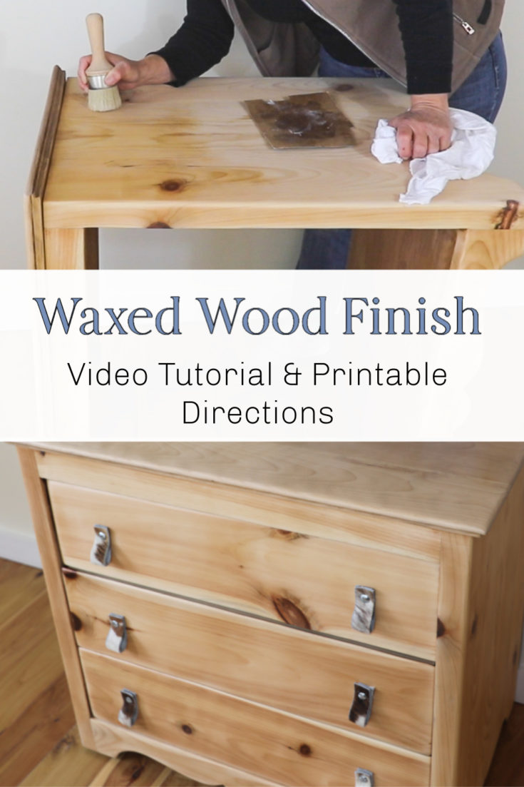 Wood Wax Finish DIY - H2OBungalow