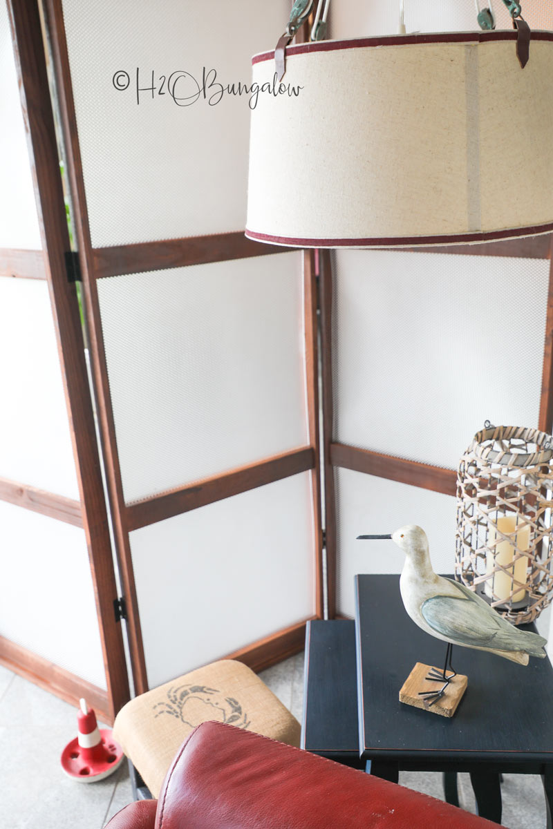 Make a Folding Screen Room Divider - H2OBungalow