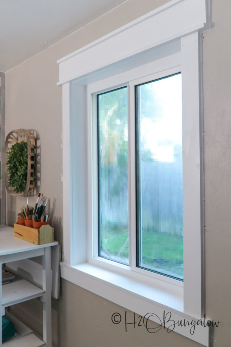 How To Make A Window Sill - H2OBungalow